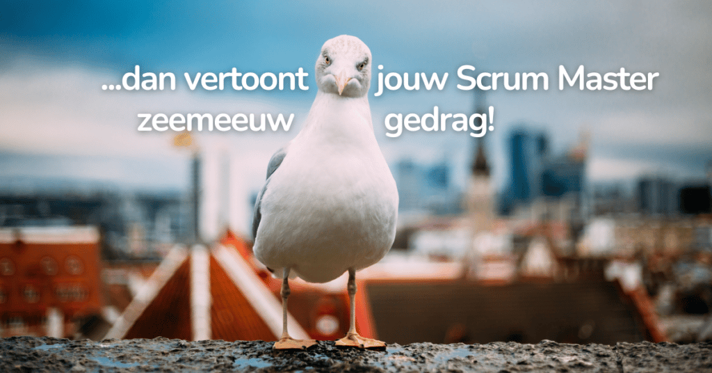 Bad Scrum Master behavior looks like this